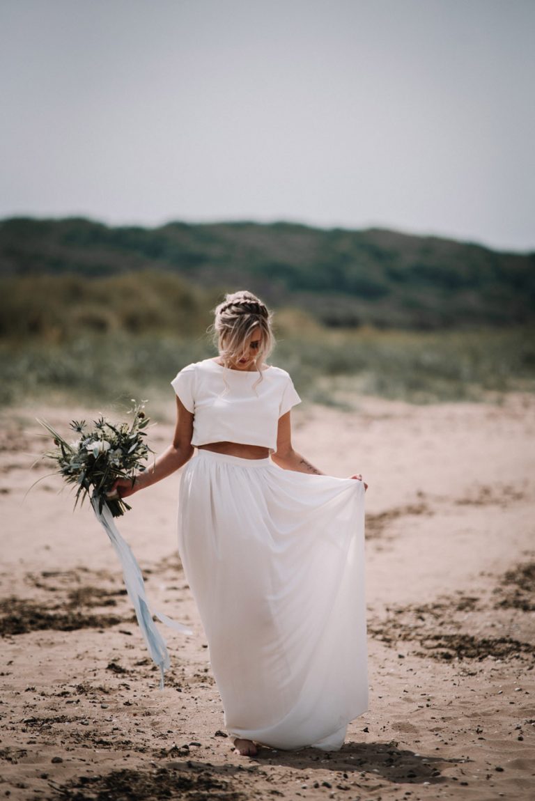 Spirit of the Sea - free spirited wedding editorial - English Wedding