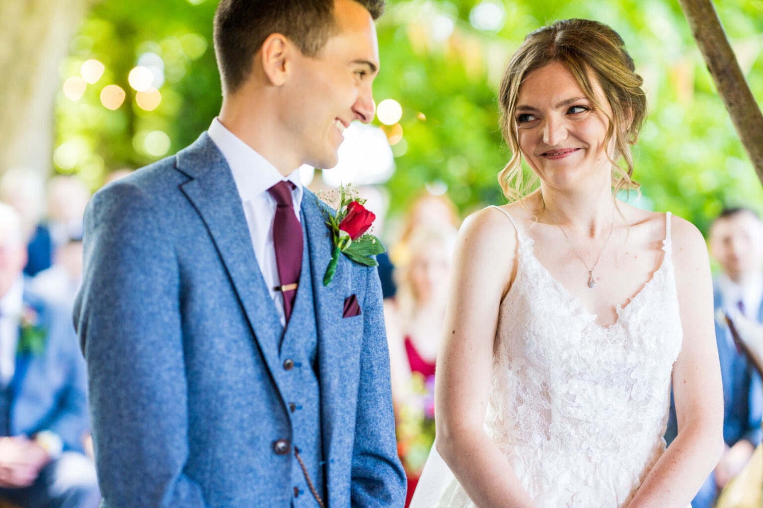 Georgina & Ben's amazing woodland wedding in Kent, with Benjamin Toms ...