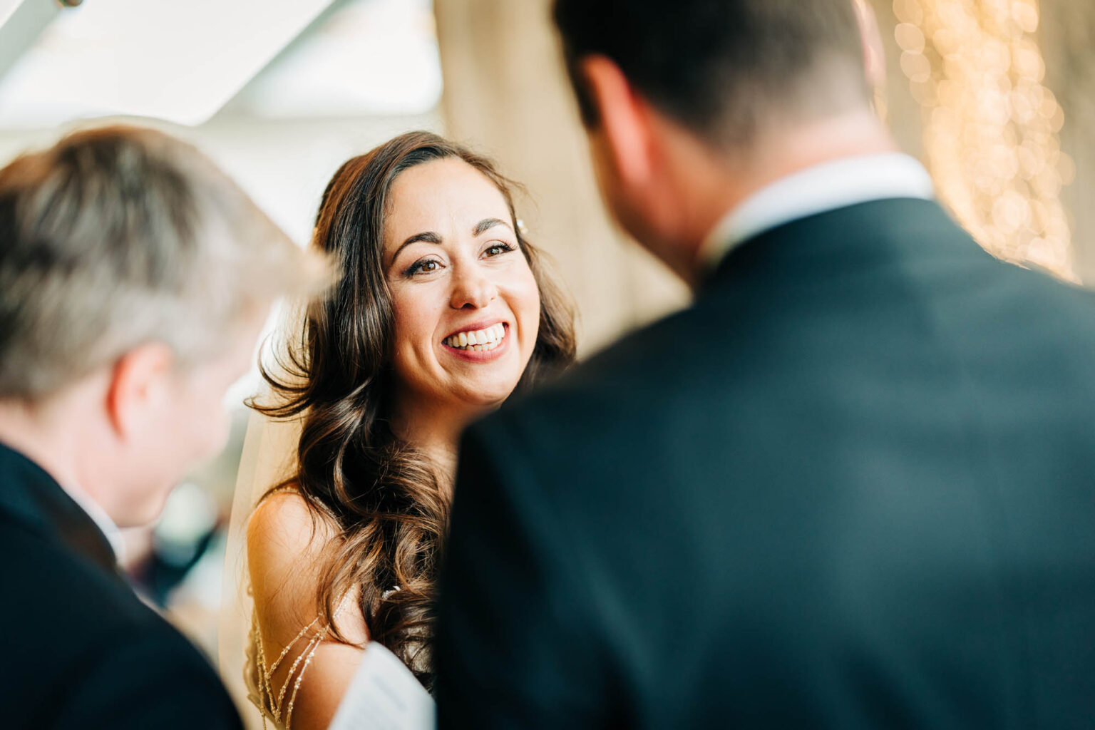 Alastair & Jessica's black tie wedding in Yorkshire, with Abraham ...
