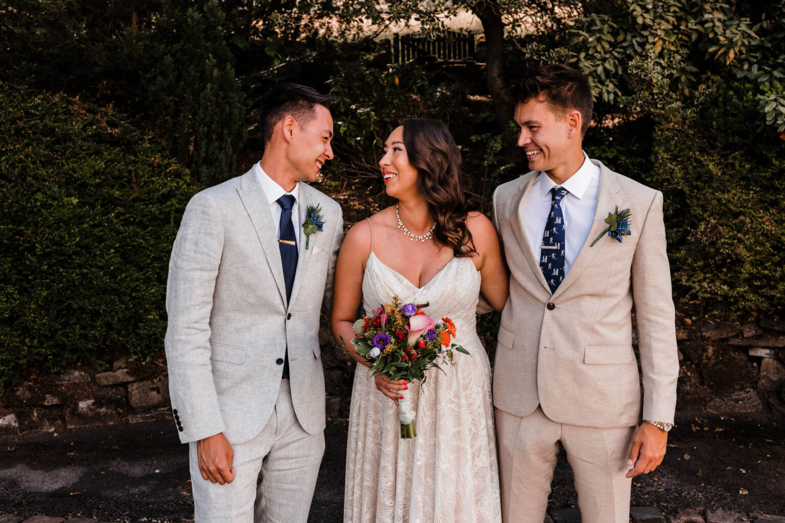 Sarah & Will's wonderfully unique Peak District wedding, with Tom ...