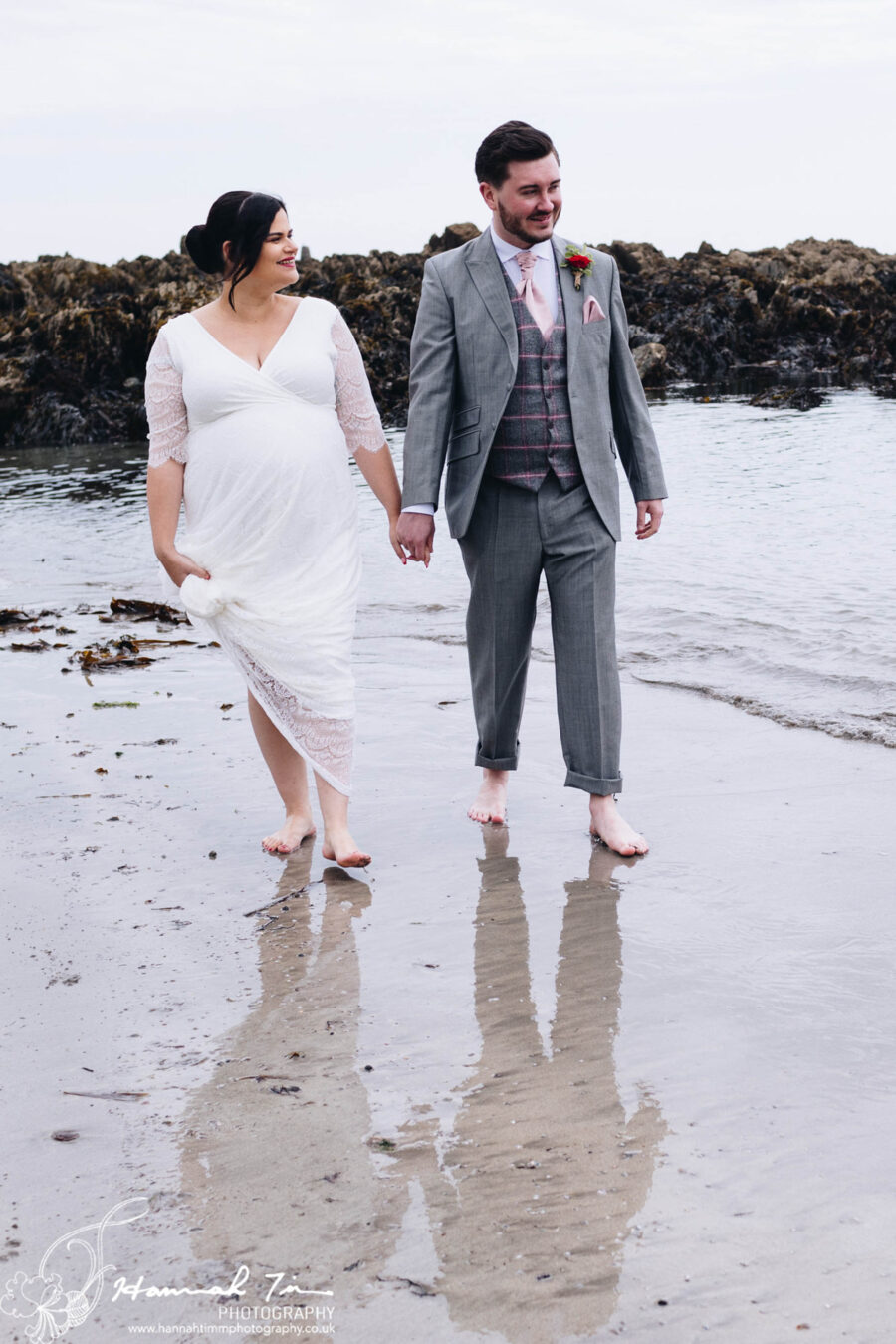 Zoe & Freddie's beautiful elopement in Cornwall, with Hannah Timm ...