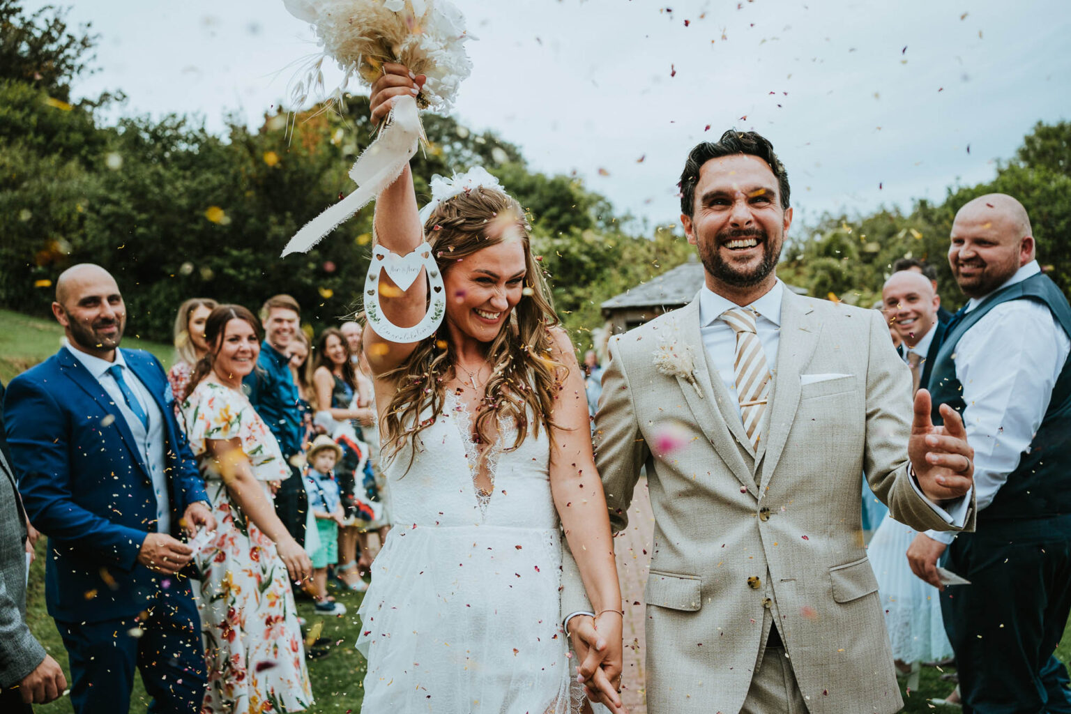 Sophie & Carl's beautiful, alternative Berrynarbor wedding, with Alexa ...