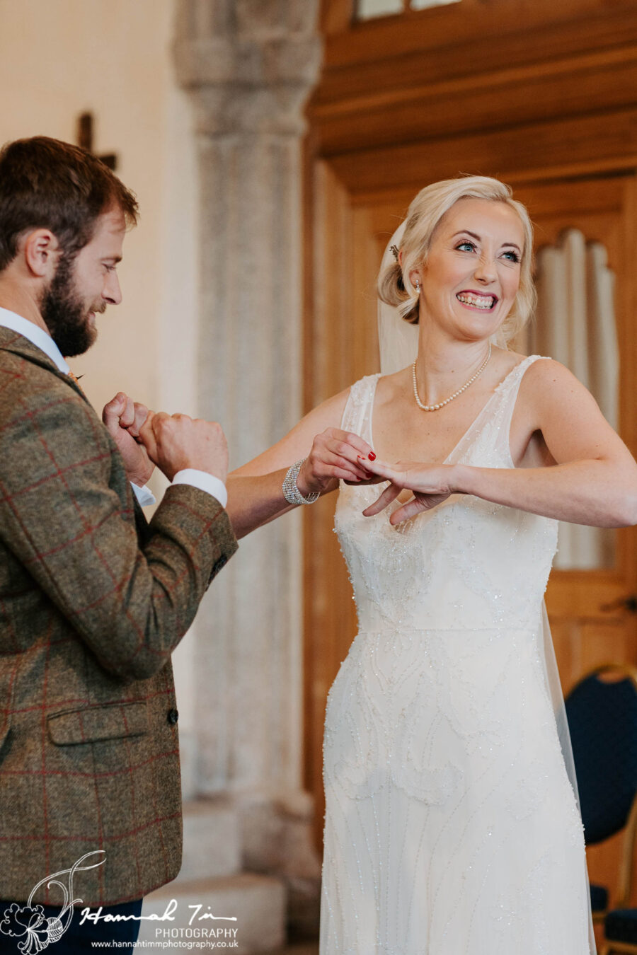 Sarah & Rhys's colourful and creative Kilminorth Cottages wedding, with ...