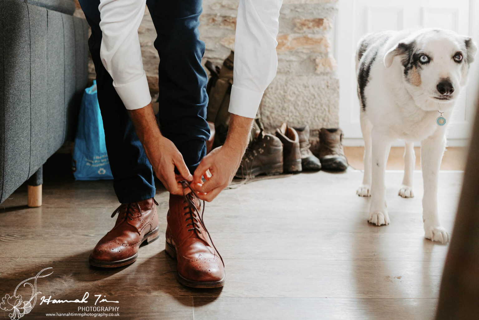 Sarah & Rhys's colourful and creative Kilminorth Cottages wedding, with ...