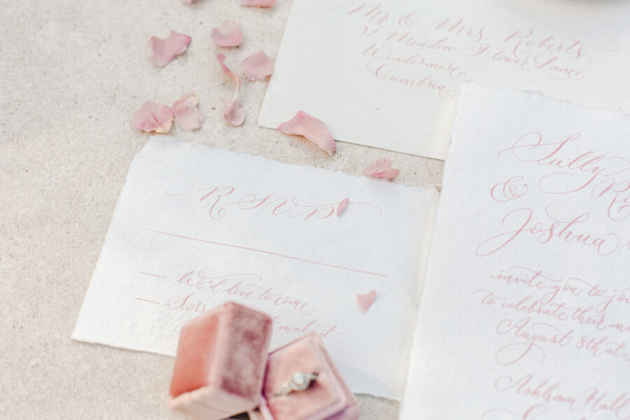 Calligraphy for your wedding, from me at By Moon & Tide - English Wedding