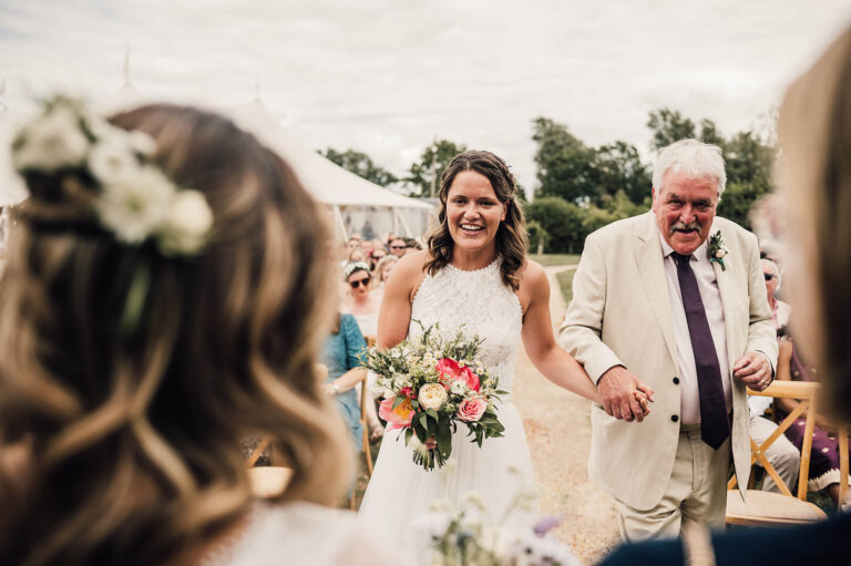 Hanna & Caitlin's dreamy festival wedding, with Damien Vickers ...