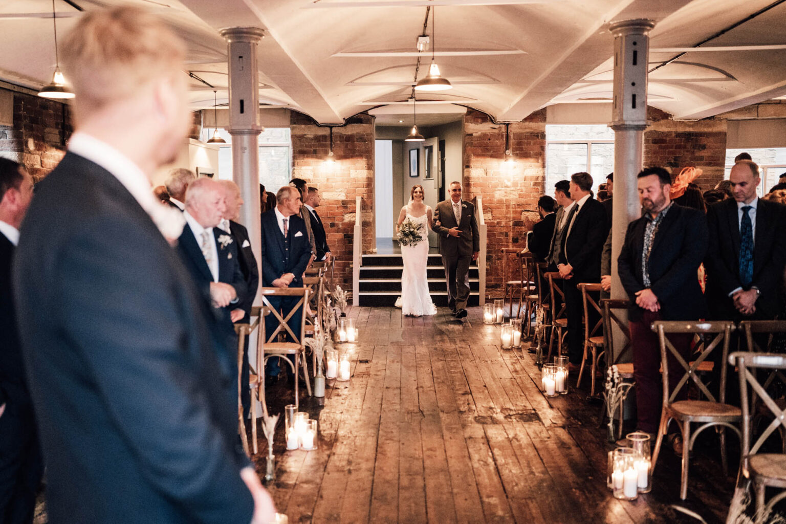 James and Vicky's rustic, romantic Yorkshire wedding, with Joss Denham ...