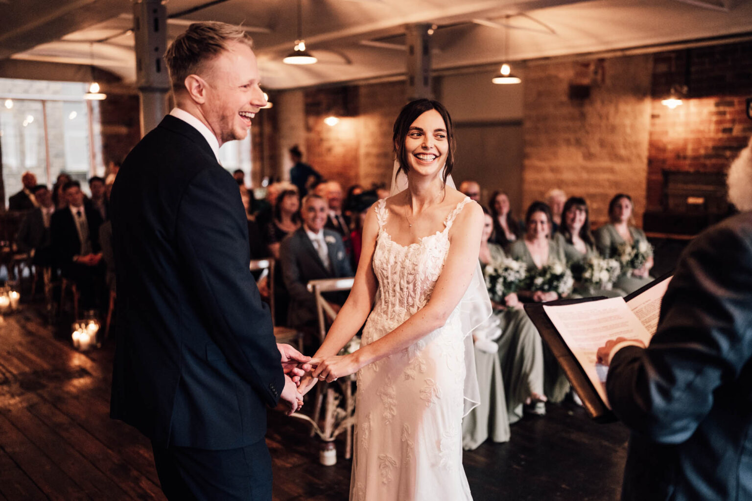 James and Vicky's rustic, romantic Yorkshire wedding, with Joss Denham ...