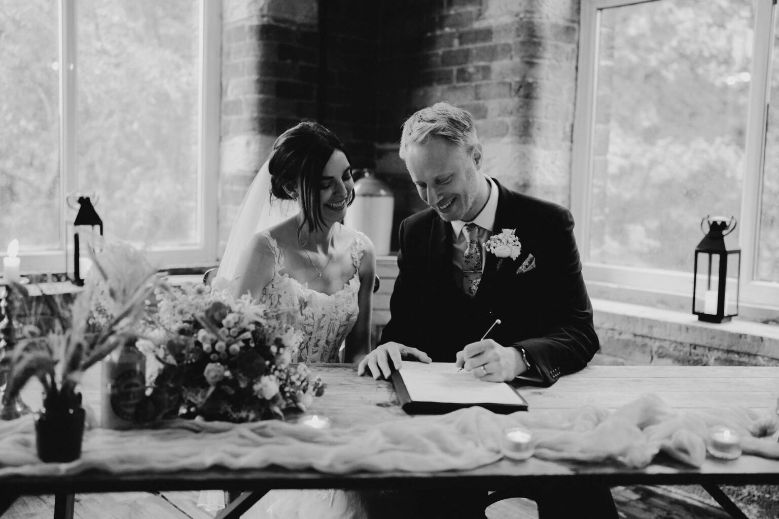 James and Vicky's rustic, romantic Yorkshire wedding, with Joss Denham ...