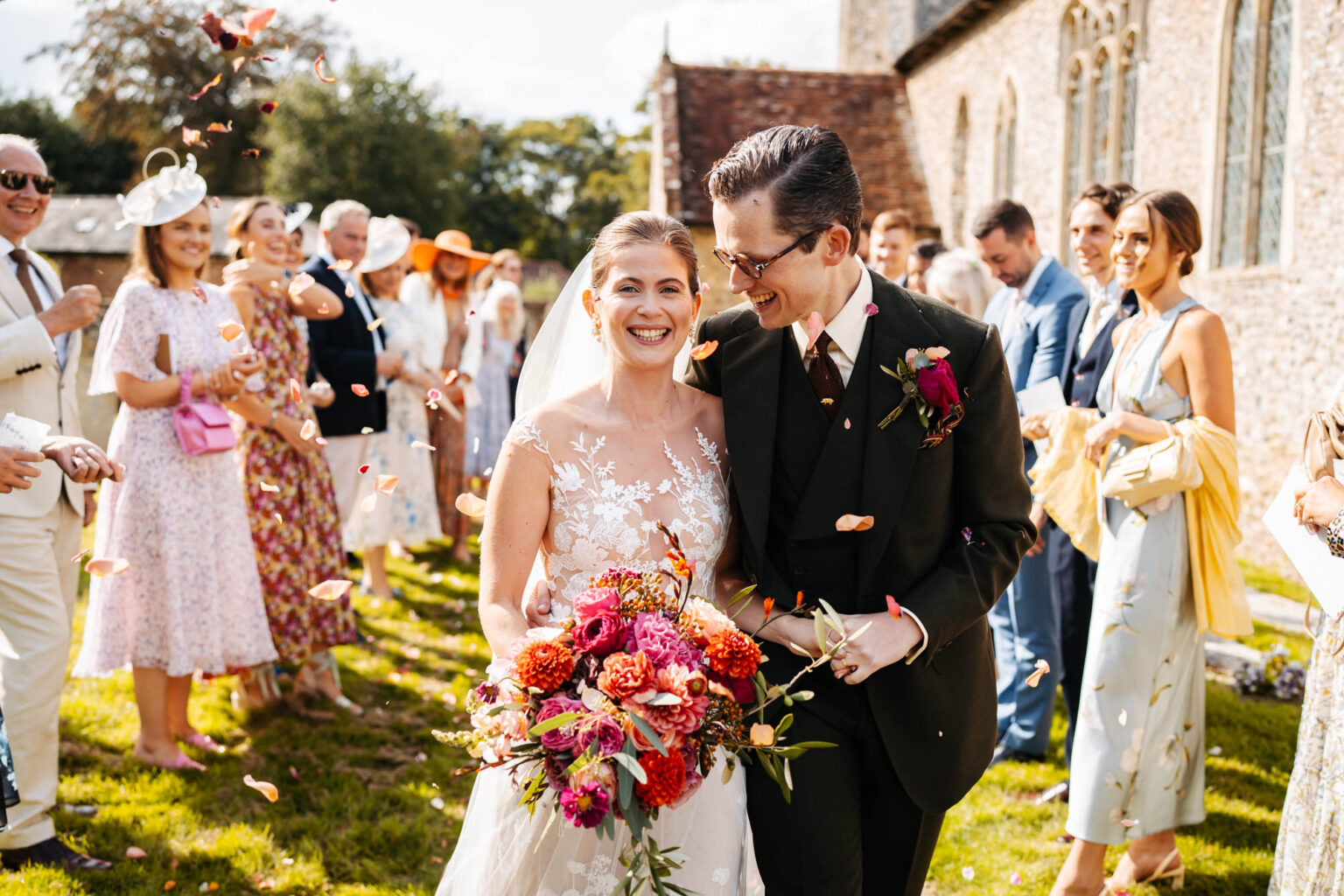 Faye & Dean's timeless modern wedding, with Danny Jack Photography - English Wedding