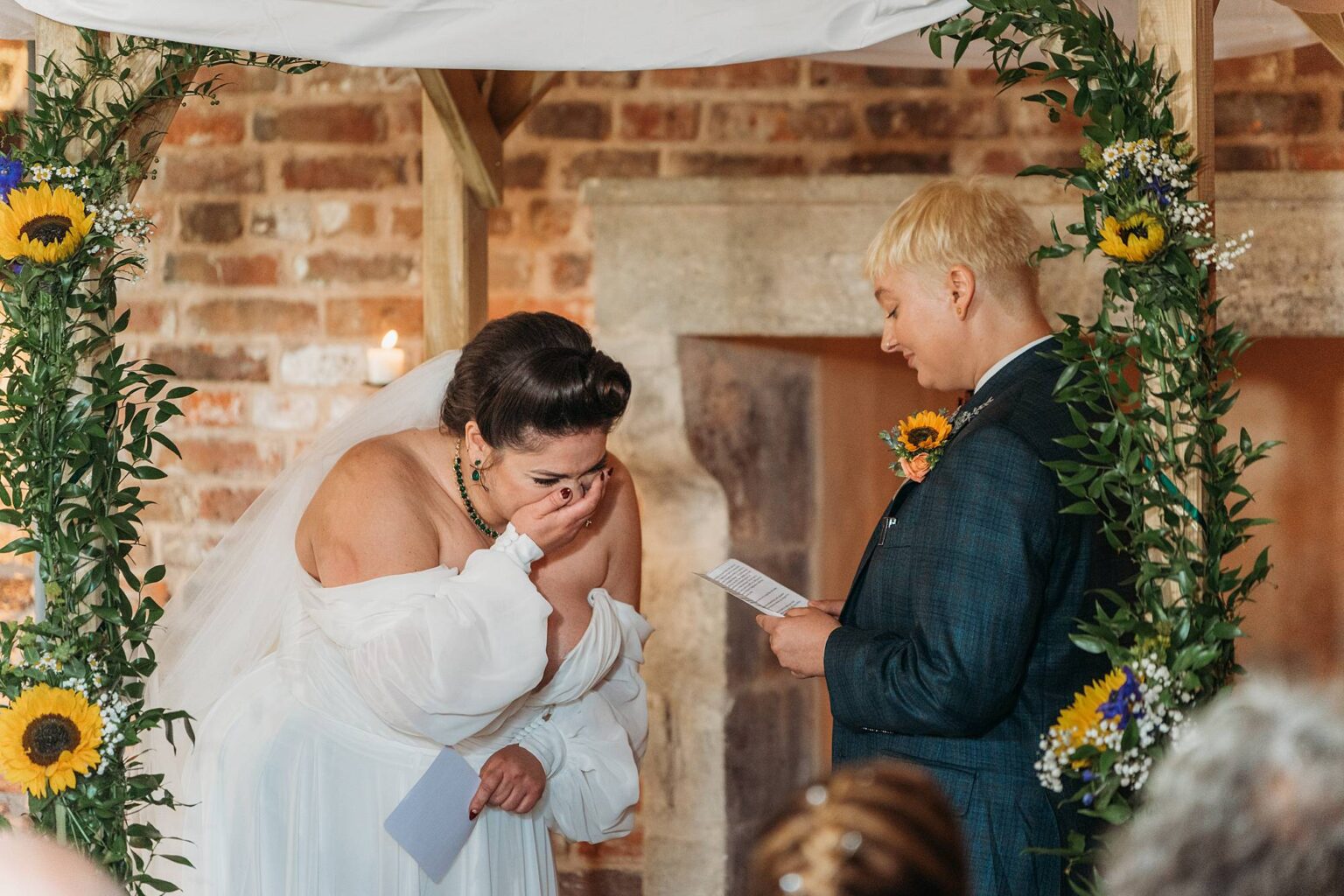Phoebe & Sarah's super creative, everything-and-more wedding, with ...