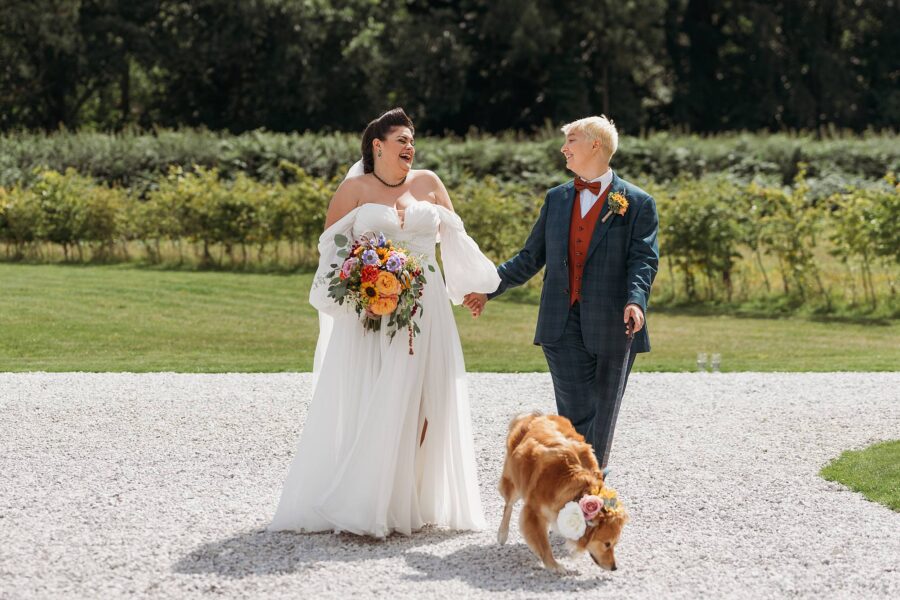 Phoebe & Sarah's super creative, everything-and-more wedding, with ...