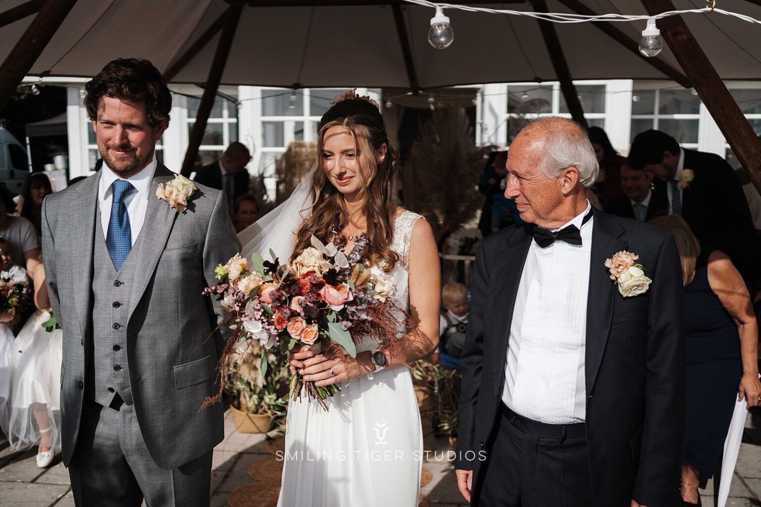 Marinel & James's glorious clifftop wedding in Dorset, with Smiling ...
