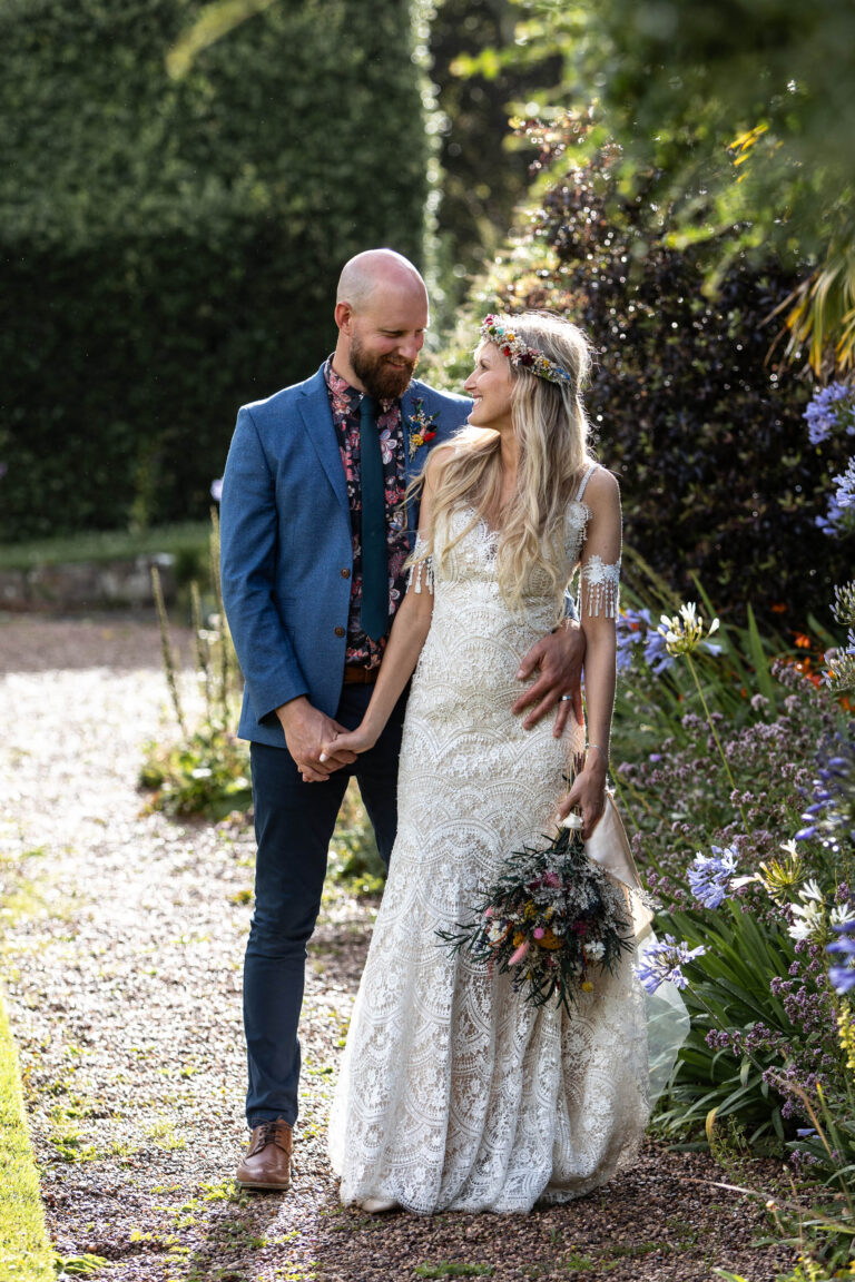 Ruby & Paul's creative DIY wedding at Tapeley Park with Snapdragon ...