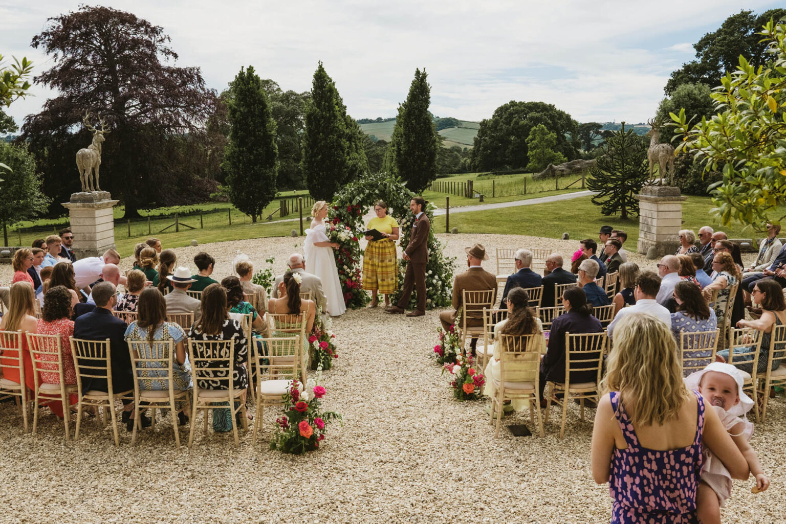 As authentic as it gets: Emma & Paul's Pynes House wedding, with York ...