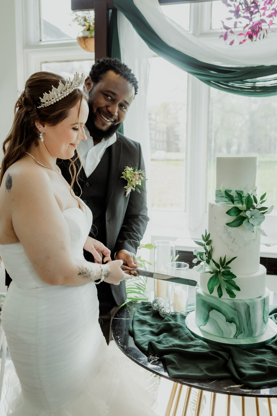 Botanical Rustic Disco Wedding Style inspiration - an editorial photoshoot - English Wedding