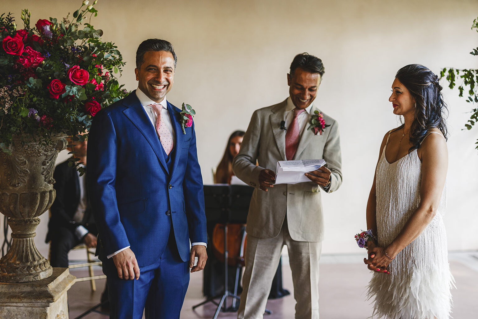 A stunning Italian wedding in Chianti, with Elegante by Michelle J ...