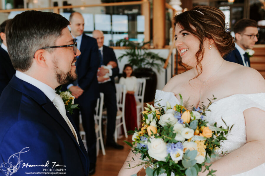 Emily & Jon's gorgeous clifftop wedding in Cornwall, with Hannah Timm ...