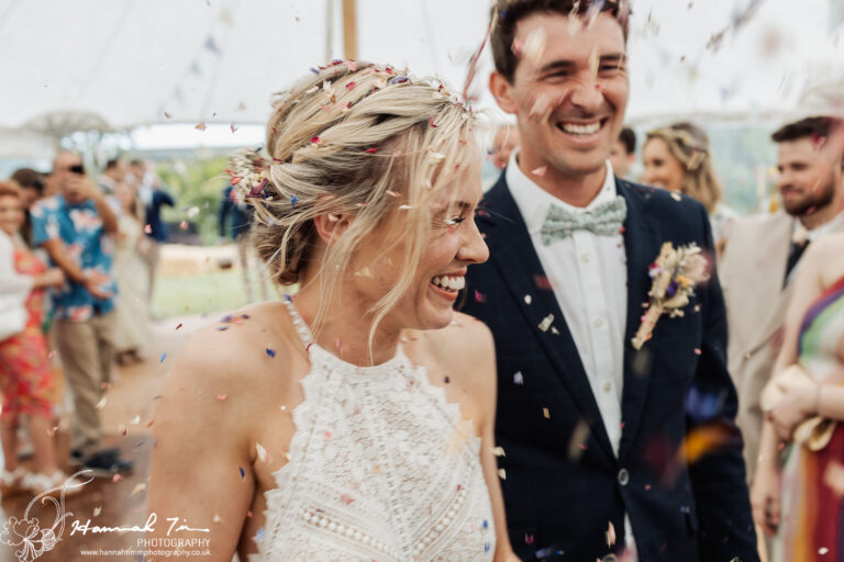 Hannah & Sam's laid back countryside wedding in Cornwall, with Hannah ...