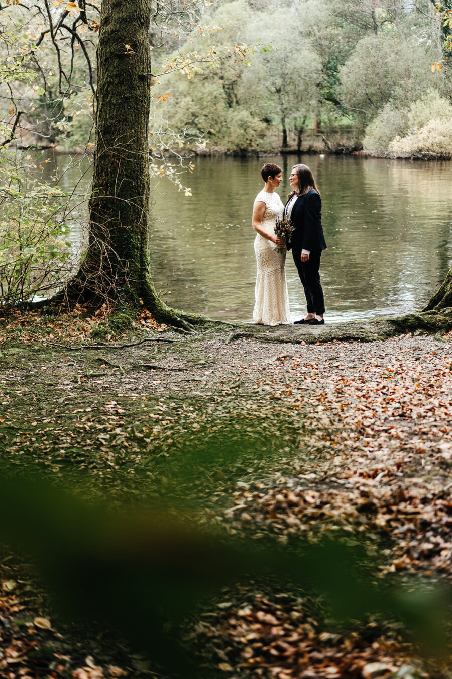 Megan & Natalie's intimate, relaxed Lake District wedding, with Hannah ...