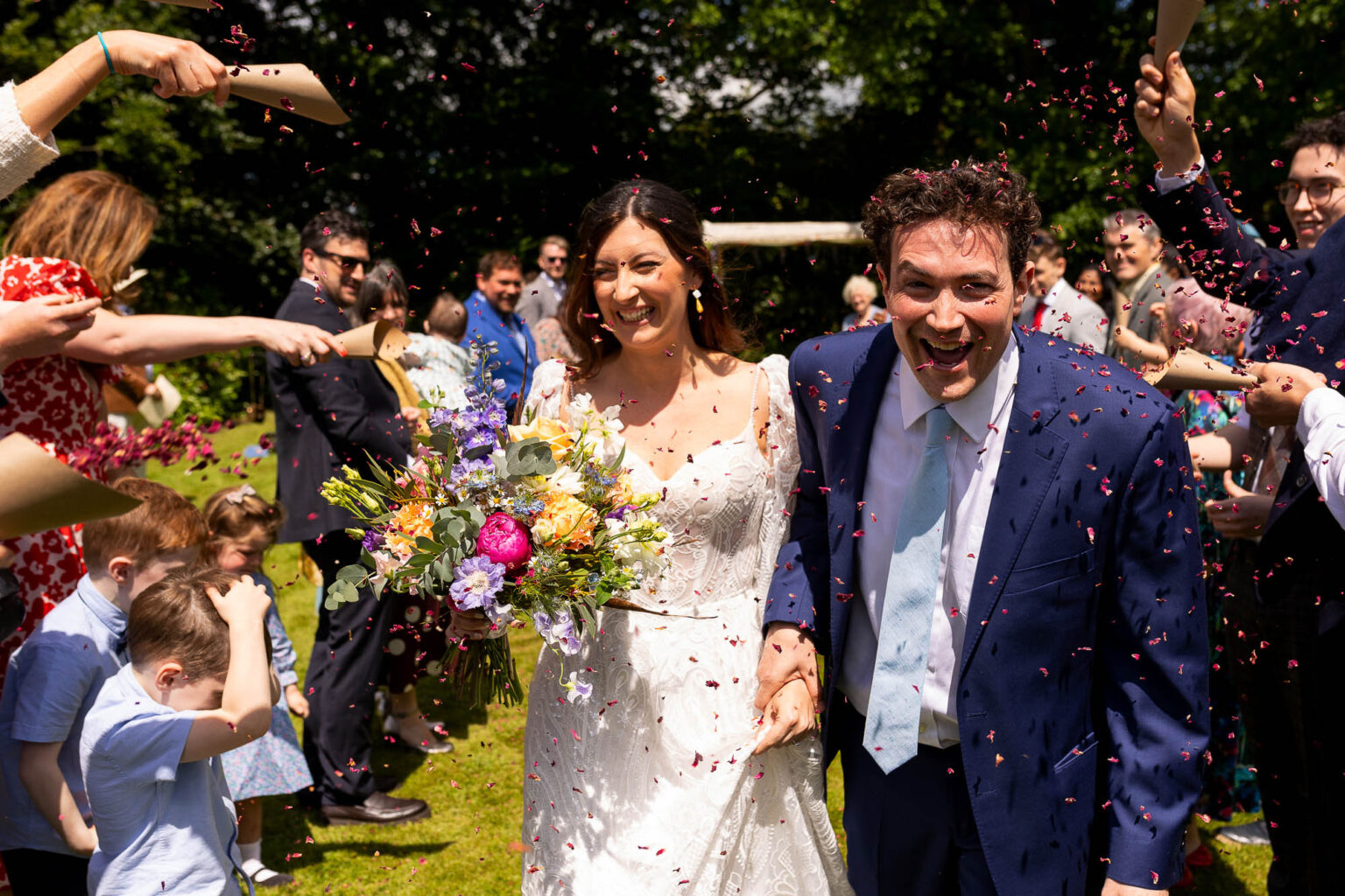 David & Helen's colourful Plas Dinam wedding, with Martin Dabek ...
