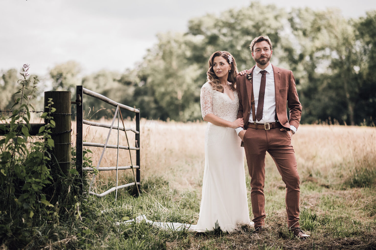 Sara & Tom's insanely creative Suffolk farm wedding, with Damien ...