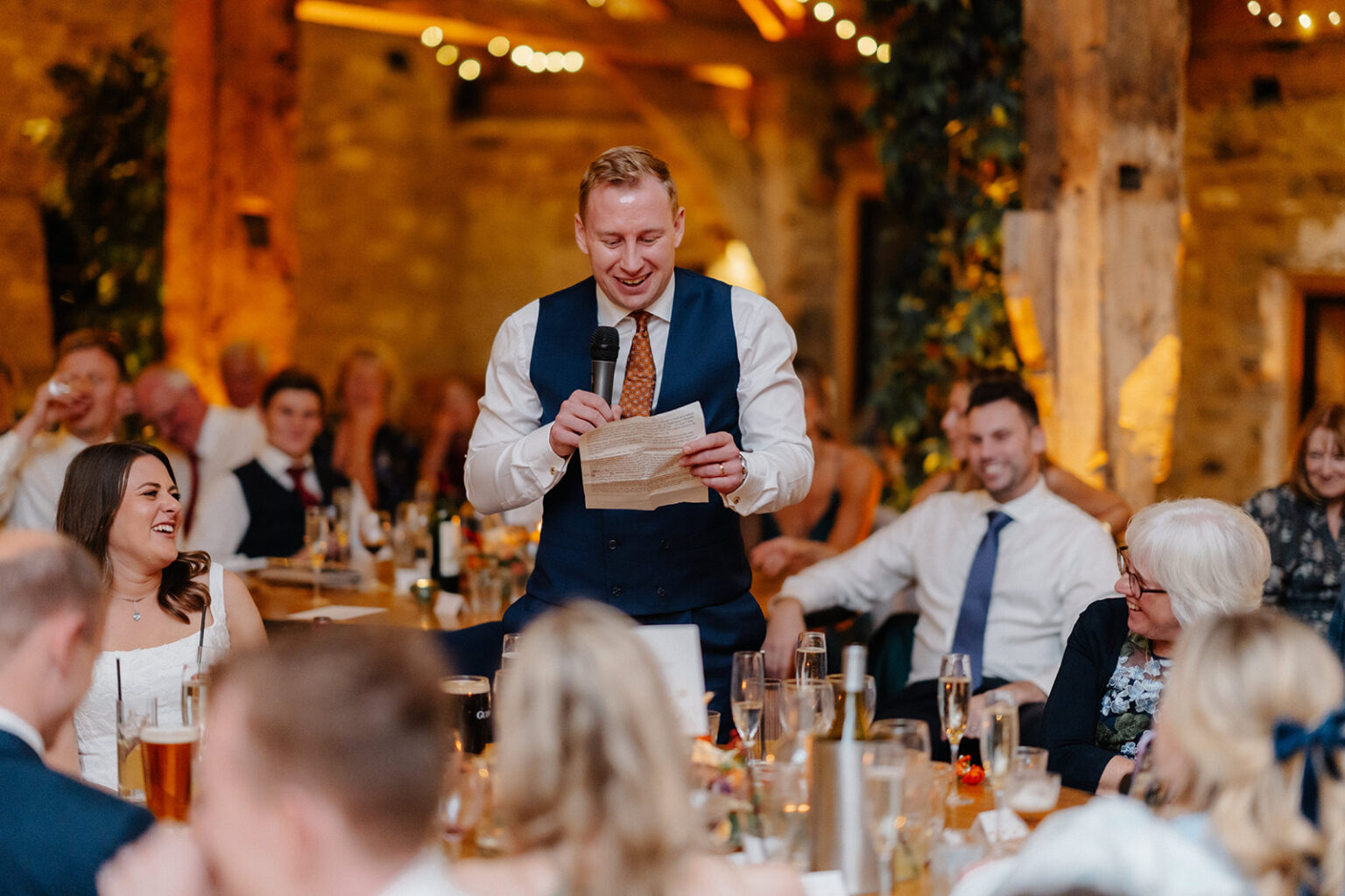 Sarah & Tom's beautiful Yorkshire barn wedding, with Joss Denham ...
