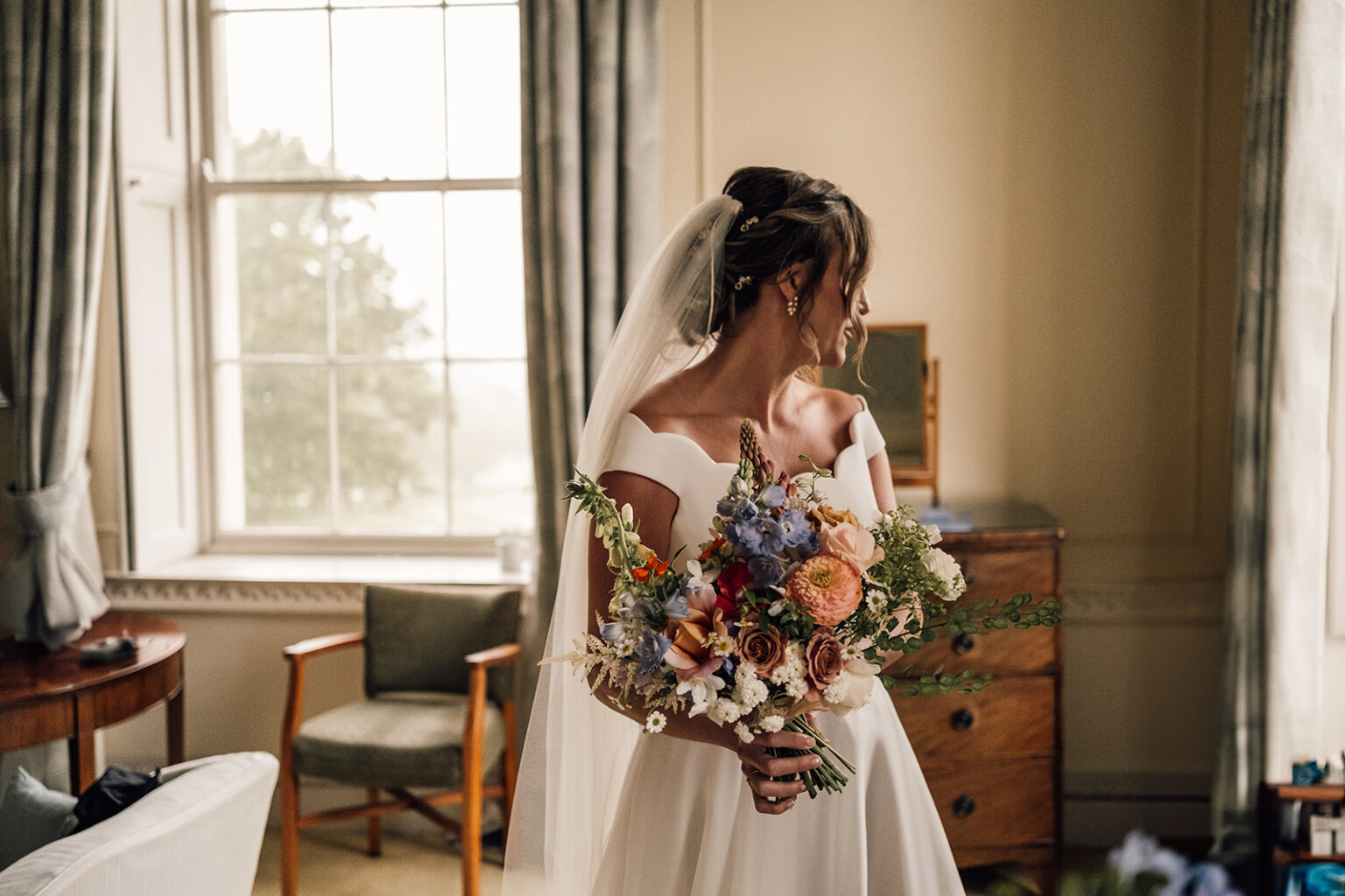 Katie & Calum's arty Sharpham House wedding, with Emis Weddings - English Wedding