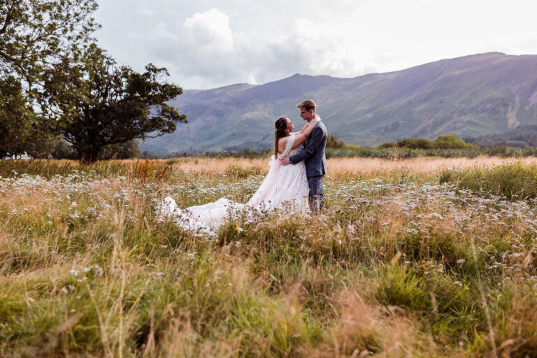 Katie & Sam's beautiful and timeless Lake District wedding, with Mark ...