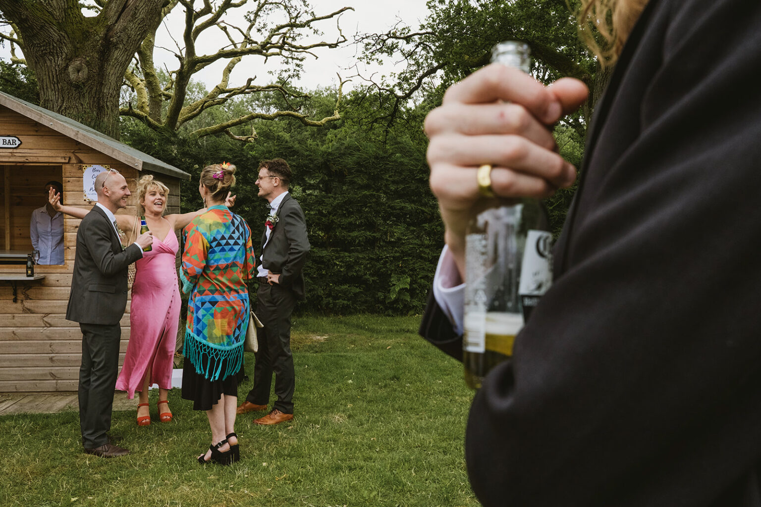 Authentic wedding photography for Annie and Jonny at Lythe Hill Hotel ...