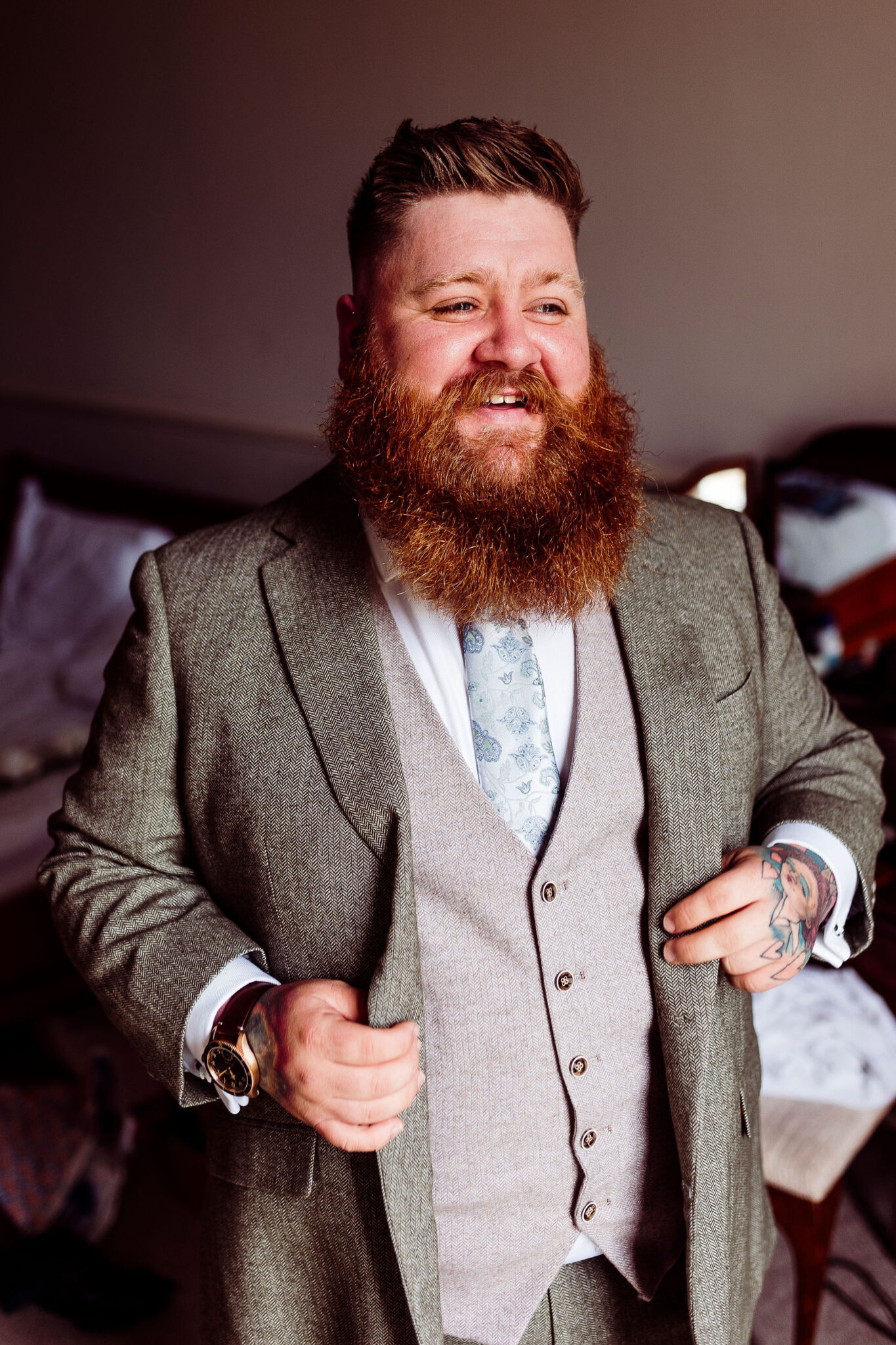 Chloe and Jonathan's farming themed wedding in Cumbria, with Mark ...