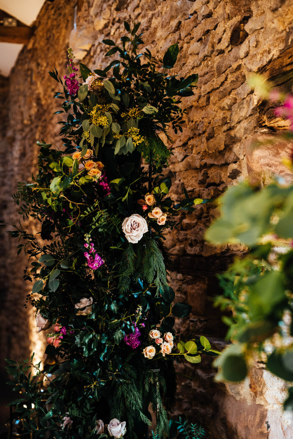 Romantic starry skies and dark floral wedding inspiration from ...
