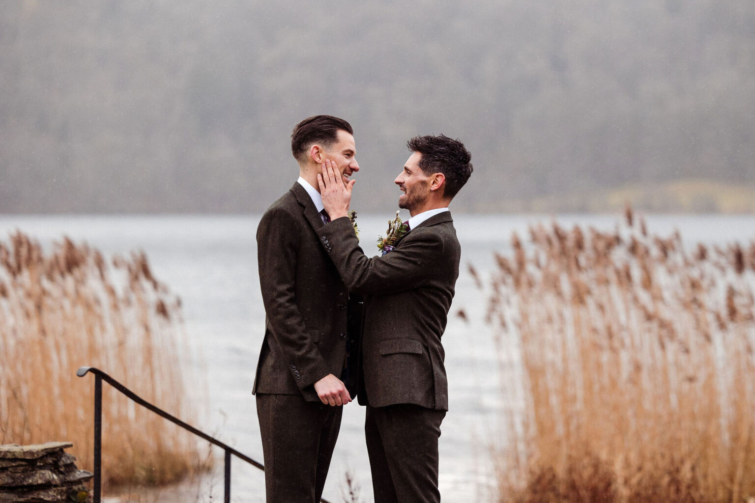 Mark and Daniel's classic and timeless Lancrigg Lake District wedding ...