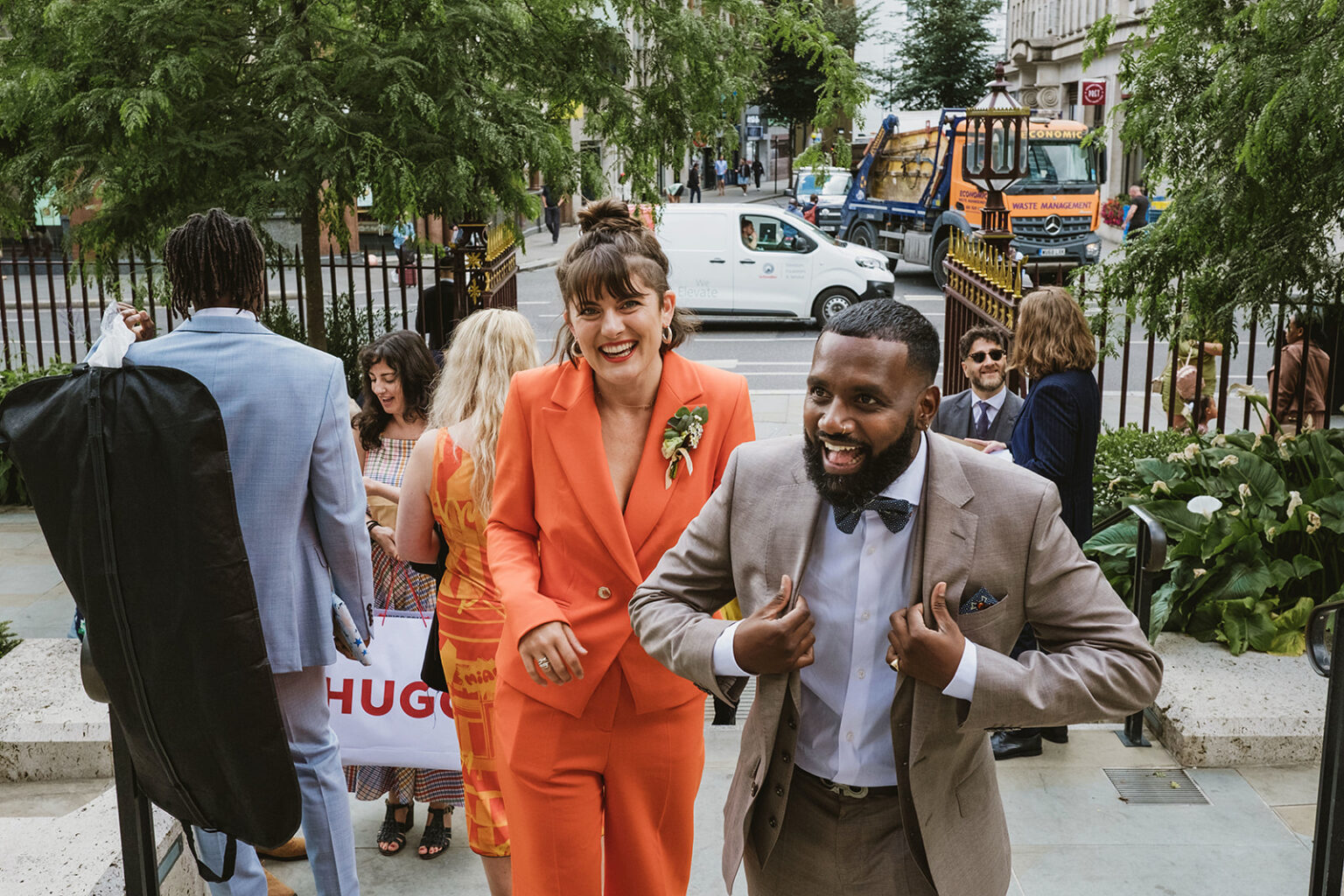 Does life stop for weddings? Alexandra & Josh's amazing London wedding ...