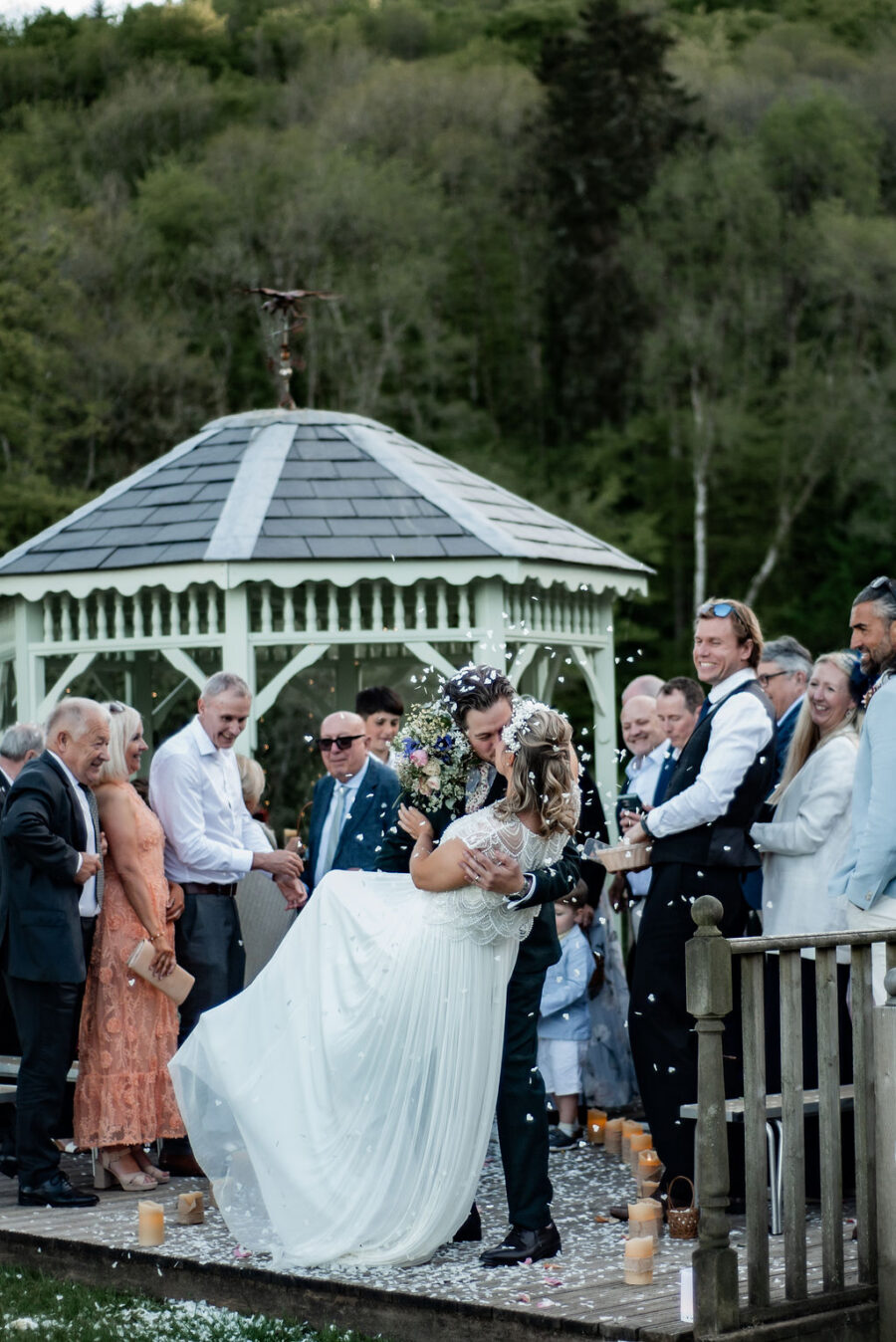 Tristan and Nicola's beautiful, twilight Dartmoor wedding, with OTEM ...